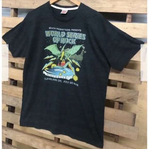 HOMAGE | Shirts | Vintage Rare Homage Tshirt World Series Of Rock ...